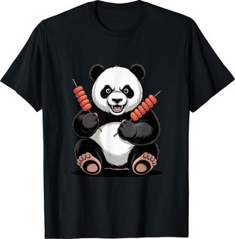 Shinkai Panda mit Yakitori Spießen Japan Streetwear T-Shirt