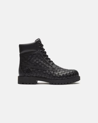 Timberland Premium 6-Inch Boot f&uuml;r Herren in Schwarz, Herren, Schwarz, Gr&ouml;&szlig;e