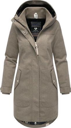 Ragwear Manteau dhiver long respirant pour femme - Aspect laine - Veste dhiver chaude Jannisa Coat YOUMODO XS à 6XL, XL