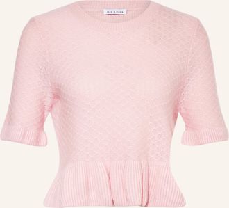 Mrs & Hugs Mrs & Hugs Strickshirt Mit Cashmere rosa