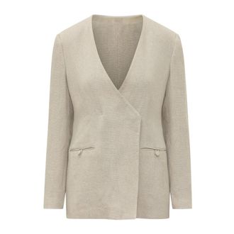 Emporio Armani Blazer - - Jackets - Damen - Beige - XS