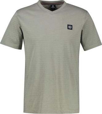 Lerros Herren T-Shirt 1/2 Arm (DE/NL/SE/PL, Alphanumerisch, XL, Regular, Regular, Tinted Grey)