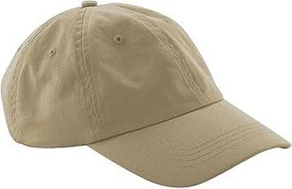 Beechfield B652N Bonnet en coton bio 6 panneaux, sable, taille unique