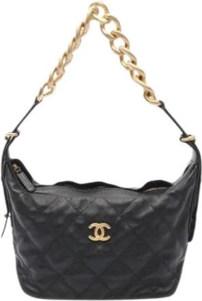 Chanel Pre-owned Sac bandouli&egrave;re vintage - Femme - Pre-owned - Noir - Taille: ONE Size