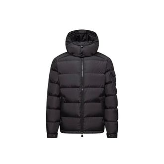 Moncler Homme, Vestes, Noir, Taille: 4XL Maya Matte Short Down Jacket
