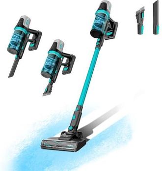 Cecotec Conga kabelloser vertikaler Staubsauger Rockstar 1500 Horizon Genesis XL, 215W Gesamtleistung, 60 Minuten Autonomie, Mischb&uuml;rste und Zwei Saugmodi, Pa