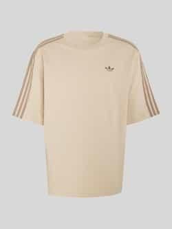 adidas Originals Loose Fit T-Shirt aus reiner Baumwolle mit Logo-Stitching