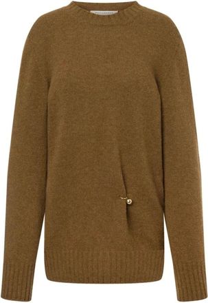 Philosophy di Lorenzo Serafini Femme, Pulls, Vert, Taille: 34 FR Maille ras du cou