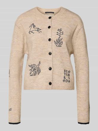 Scotch & Soda Regular Fit Strickjacke mit Alpaka-Anteil