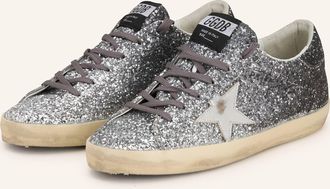 Golden Goose Sneaker Super-Star silber