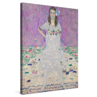 Picanova Mada Gertrude Primavesi 60x80cm - Premium Leinwanddruck - Kunstdruck Auf 2cm Holz-Keilrahmen F&uuml;r Schlaf- Und Wohnzimmer - Kollektion Gustav Klimt