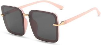Generic Lunettes De Soleil Carr&eacute;es &Agrave; Grande Monture For Femmes, For Lext&eacute;rieur, Le Sport, Les Vacances(Pink)