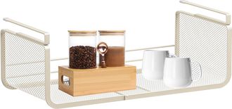 Generico Aufbewahrungskorb unter, hängender Organizer für untere Regale, Hängekorb für Badezimmerschrank, Küche und erweiterbarer Organizer