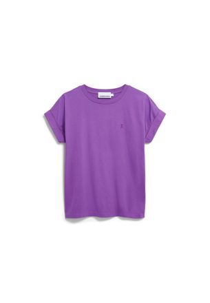 Armedangels Damen T-Shirt aus Bio-Baumwolle IDAARA Loose Fit Orchid