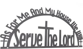 Garneck Bibelvers Wanddeko Aus Metall Innenbereich Dekoration Retro-hängedekor Für Zuhause Wandornament Mit Schrift Garten Ornament