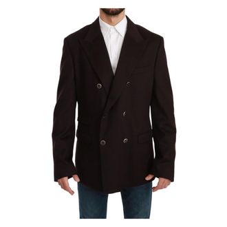 Dolce & Gabbana Homme, Vestes, Brun, Taille: 3XL Blazers