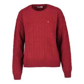 Ballantyne Woll-Rundhalspullover - - Knitwear - Damen - Rot - L