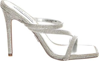 Steve Madden Femme, Chaussures, Gris, Taille: 36 EU Sandales &agrave; Talons Hauts