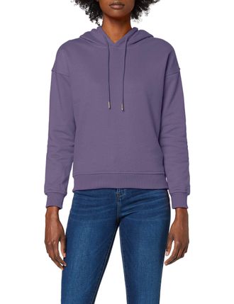 Urban Classics Damen Kapuzenpullover Ladies Hoody hoodie, dustypurple, 4XL
