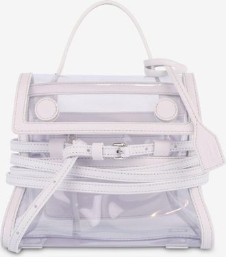 Moschino Petit sac à main Moschino Tie Me - Transparent