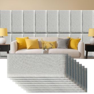 Generic Wandpaneele Abziehen und Aufkleben Selbstklebend 3D Antikollision Wandpaneele Paneele Tapete Kopfteilpaneele für Wohnzimmer Büro Schlafzimmer