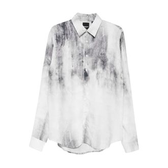 Patrizia Pepe Homme, Chemises, Multicolore, Taille: 2XL Chemise en twill de viscose jacquard