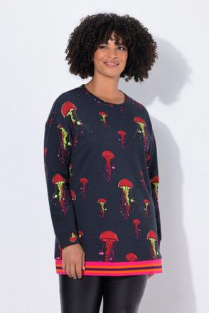 Angel Of Style Sweatshirt Sweatshirt Loose Fit Quallen-Muster