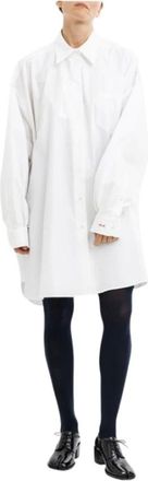 Maison Margiela Homme, Chemises, Blanc, Taille: S Robe Chemise