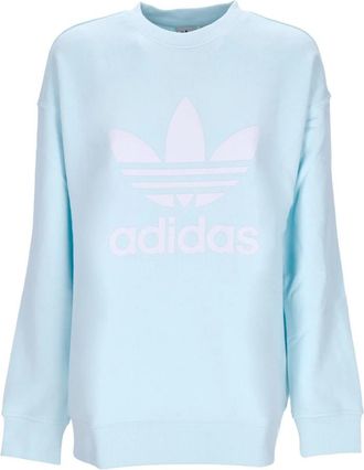 adidas Trefoil Crew Sweat - - Sport - Damen - Blau - L