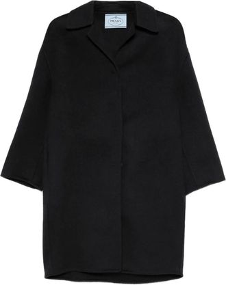 Prada manteau à simple boutonnage - Bleu