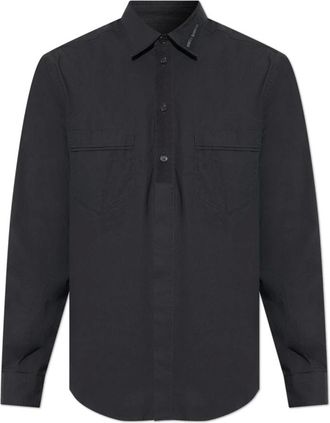 Dolce & Gabbana Homme, Chemises, Noir, Taille: L Chemise avec poche
