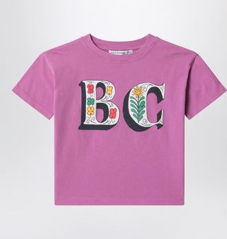 Bobo Choses Spring Letters pink T-shirt