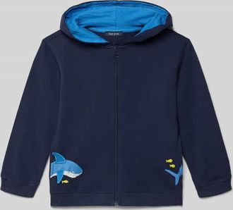 Blue Seven Sweatjacke mit Kapuze und Motiv-Print