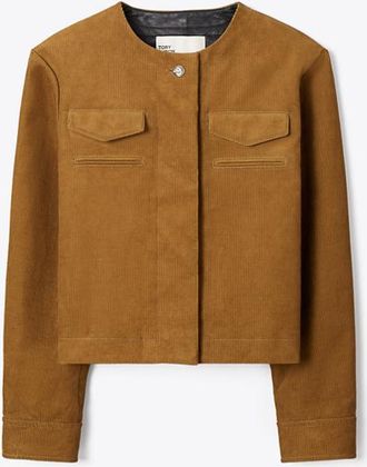 Tory Burch Jacke aus Kordsamt