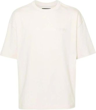 Amiri Homme, Tops, Beige, Taille: S Logo T-Shirt