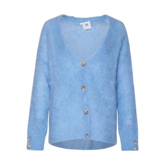 Tiffany & Co. Femme, Pulls, Bleu, Taille: 36 FR Gilet Tricoté en Bleu Ciel