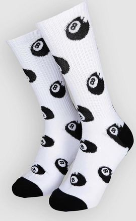Santa Cruz Winkowski Eight Ballr (2Pk) Socks white & black