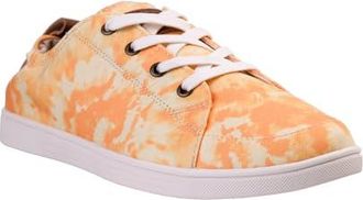 Spenco Baskets Santa Clara Tie Dye pour femme, jaune, pointure 38,5