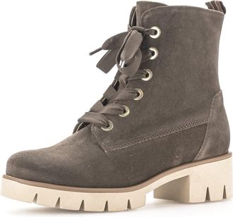 Gabor Damen Combat Boots, Frauen Stiefeletten,Wechselfußbett,Best Fitting,halbstiefel,Kurzstiefel,uebergangsschuhe,braun(Panna),38.5 EU / 5.5 UK