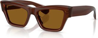 Oliver Peoples Lunettes de soleil Edition 3 - Femme - Accessoires - Brun - Taille: 52 MM
