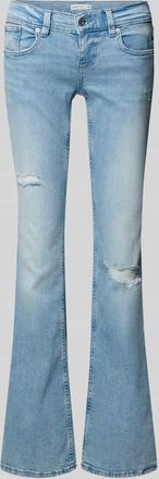 Gina Tricot Flared Fit Jeans im Used-Look