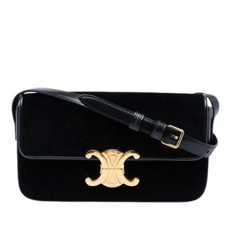 Celine Sac bandouli&egrave;re vintage doccasion - Femme - Pre-owned - Noir - Taille: ONE Size