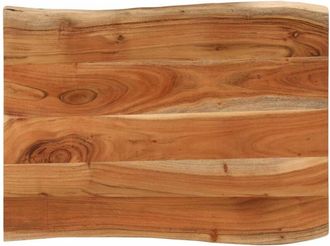 vidaXL vidaXL Dessus de table 90x60x2,5 cm rectangulaire bois massif dacacia