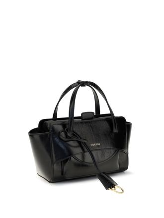 Hidesins Womens Shoulder Bag Black Calf Leather