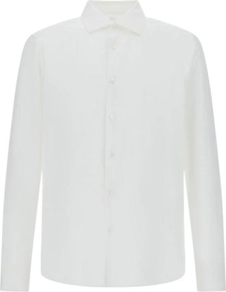 Herno Homme, Chemises, Blanc, Taille: S Chemise en lin