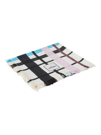 Missoni Home serviette de plage Scozzese à carreaux - Blanc