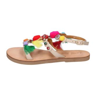 Coral Blue Femme, Chaussures, Multicolore, Taille: 37 EU Sandales en Cuir pour Femme