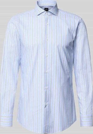 HUGO BOSS Slim Fit Businesshemd aus Baumwoll-Mix Modell HANK-SP