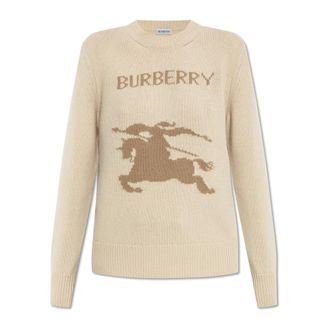 Burberry Femme, Pulls, Beige, Taille: 36 FR Pull avec logo