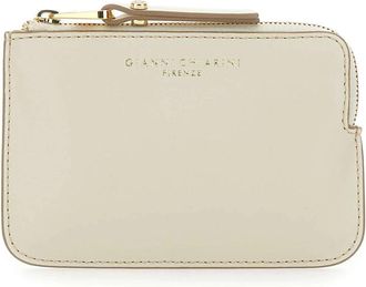 Gianni Chiarini Femme, Accessoires, Beige, Taille: ONE Size Grain Wallet
